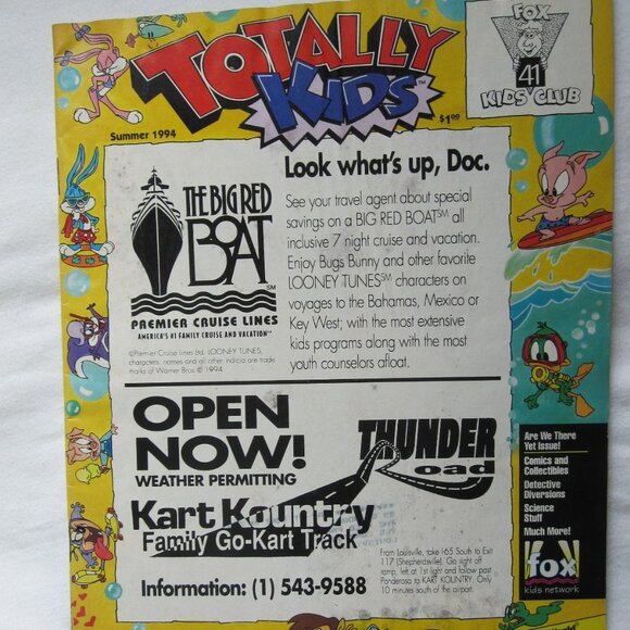 Other | Summer 1994 Fox Kids Club Totally Kids Magazine Mmpr W Cards ...